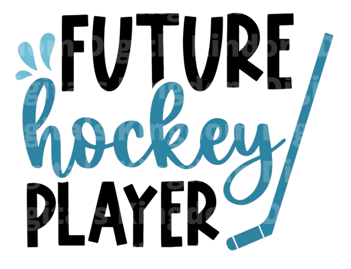 Future Hockey Player SVG Hockey Life PNG Boy Girl Infant Child Winter Sports Athlete – Kingdom ...