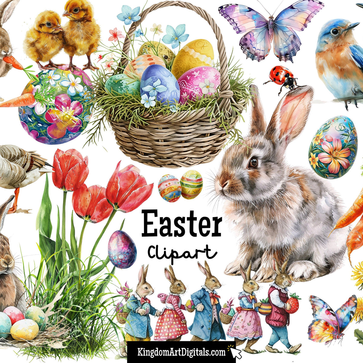 Easter Clipart Set – Kingdom Art Digitals