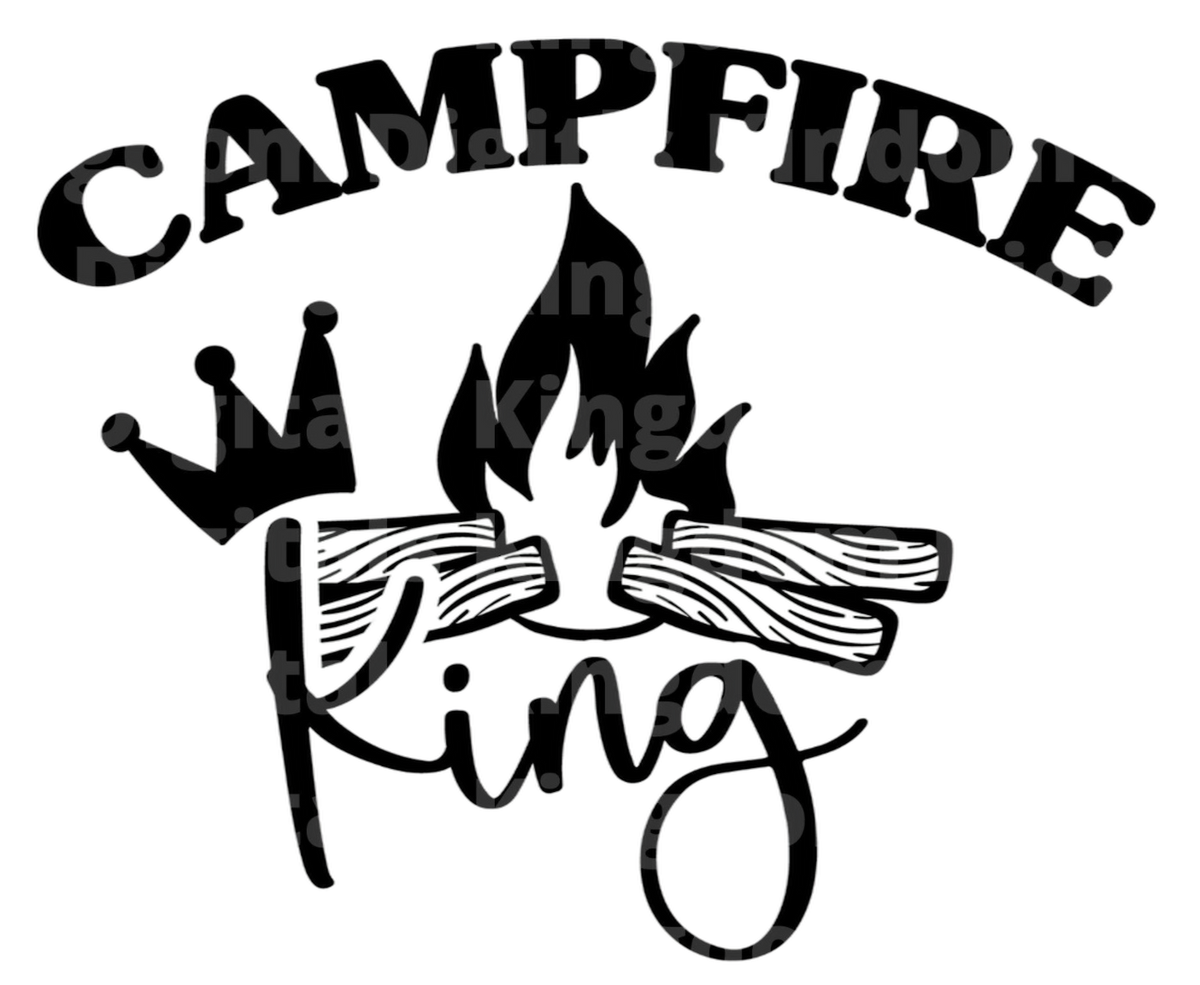 Campfire King SVG – Kingdom Art Digitals