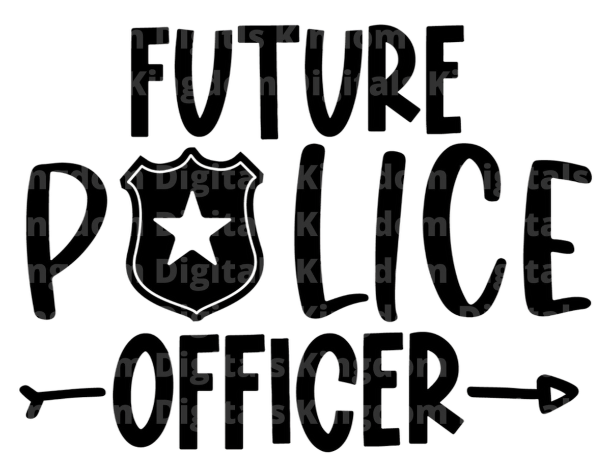 Future Police Officer SVG Cut File – Kingdom Art Digitals