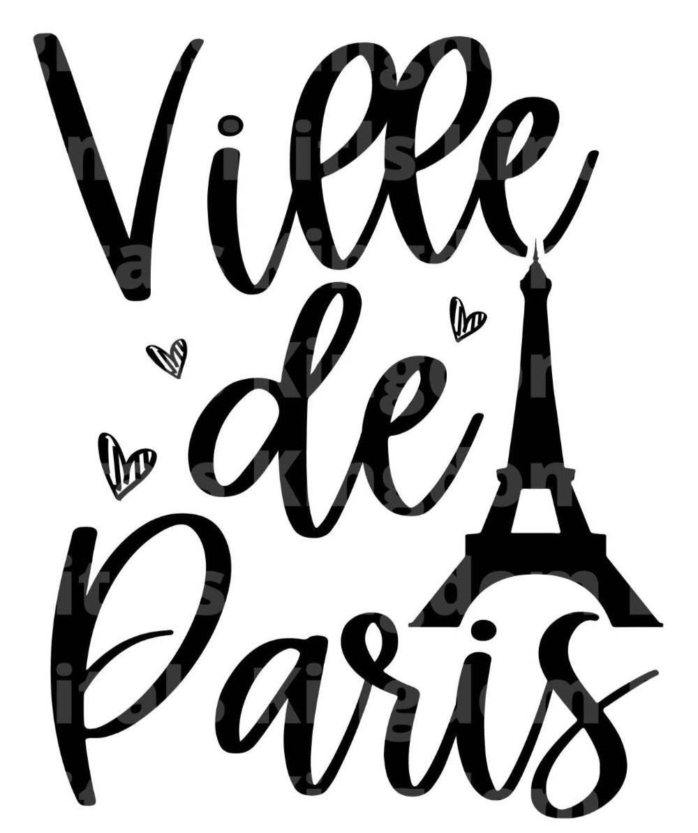 Ville De Paris SVG Cut File – Kingdom Art Digitals