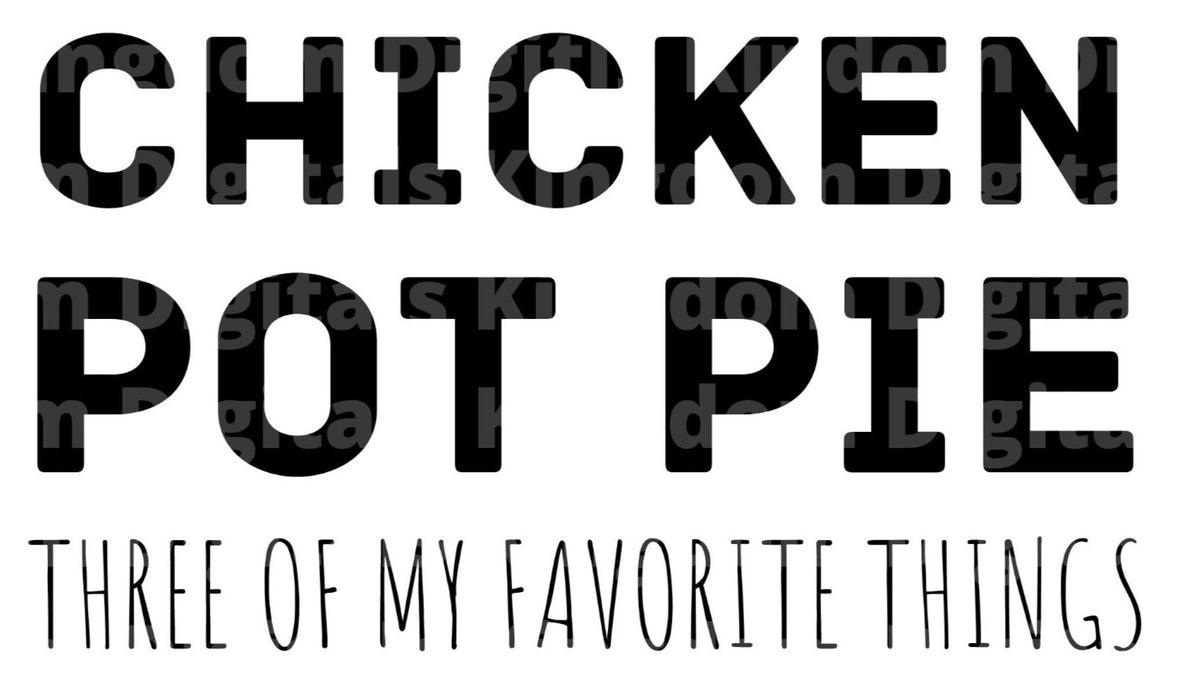 Chicken Pot Pie SVG – Kingdom Art Digitals