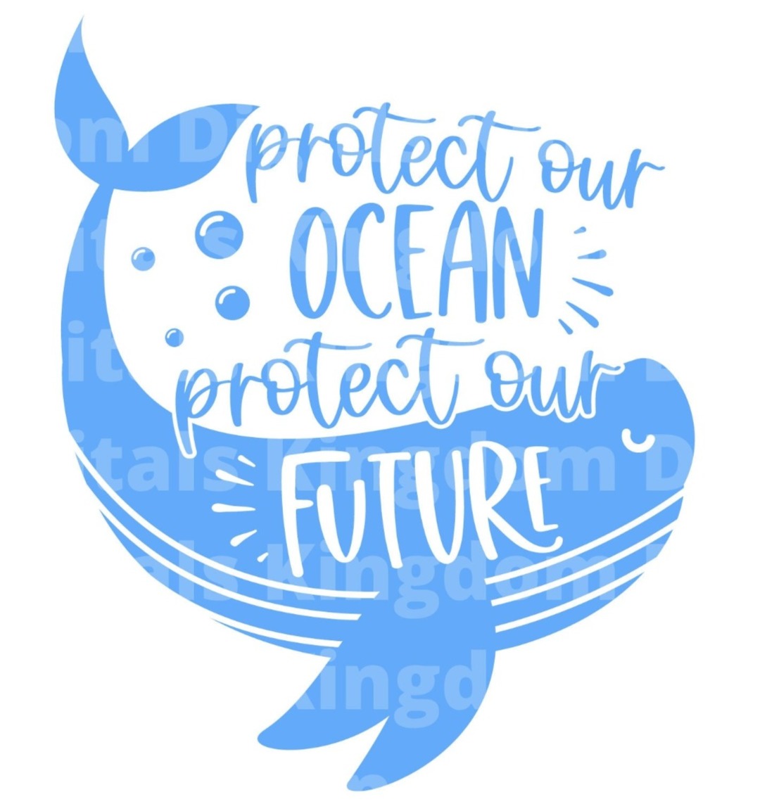 Protect Our Ocean Protect Our Future SVG Cut File – Kingdom Art Digitals